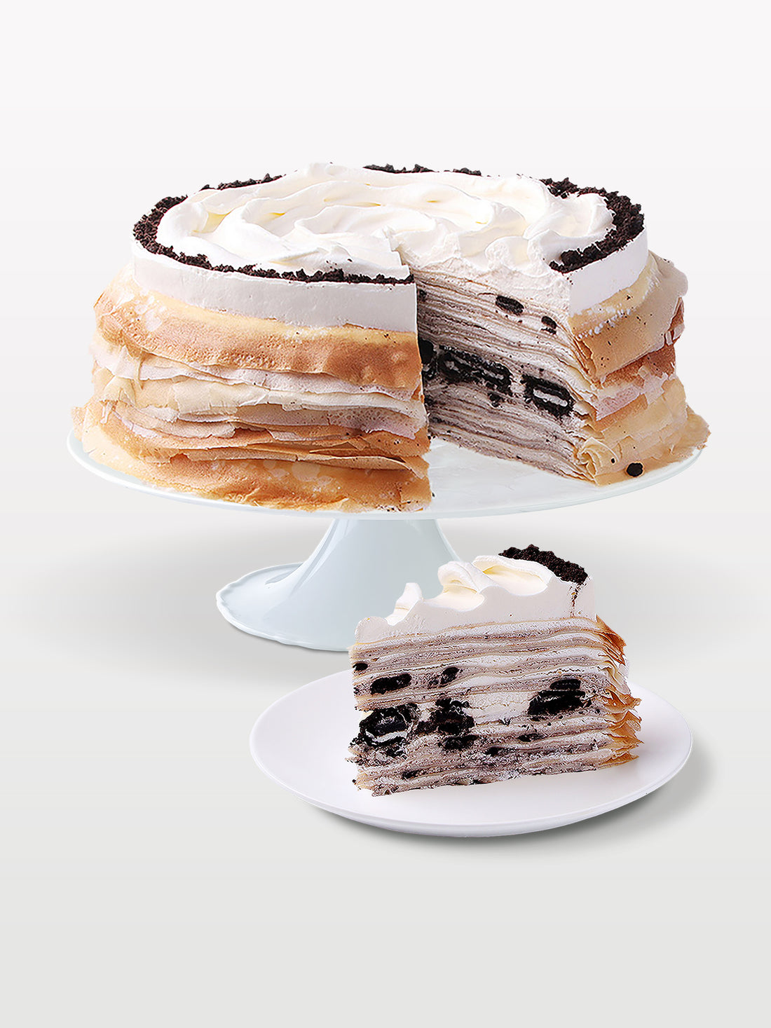 Cookies & Cream Mille Crepe – Paper Moon Cafe
