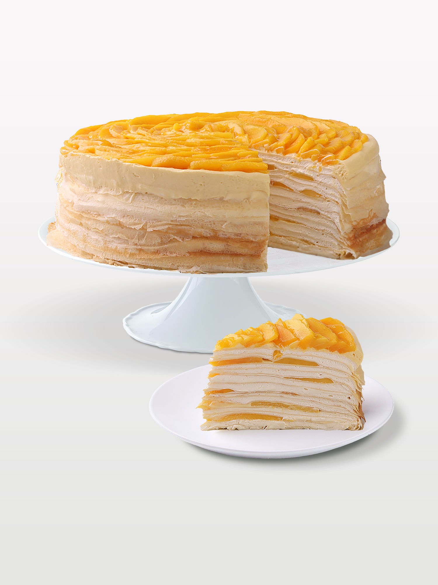 Mango Mascarpone Mille Crepe – Paper Moon Cafe