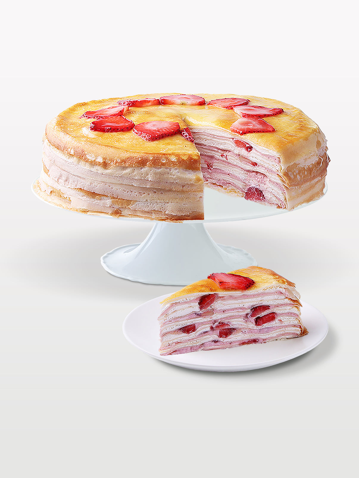 Strawberry Mille Crepe – Paper Moon Cafe