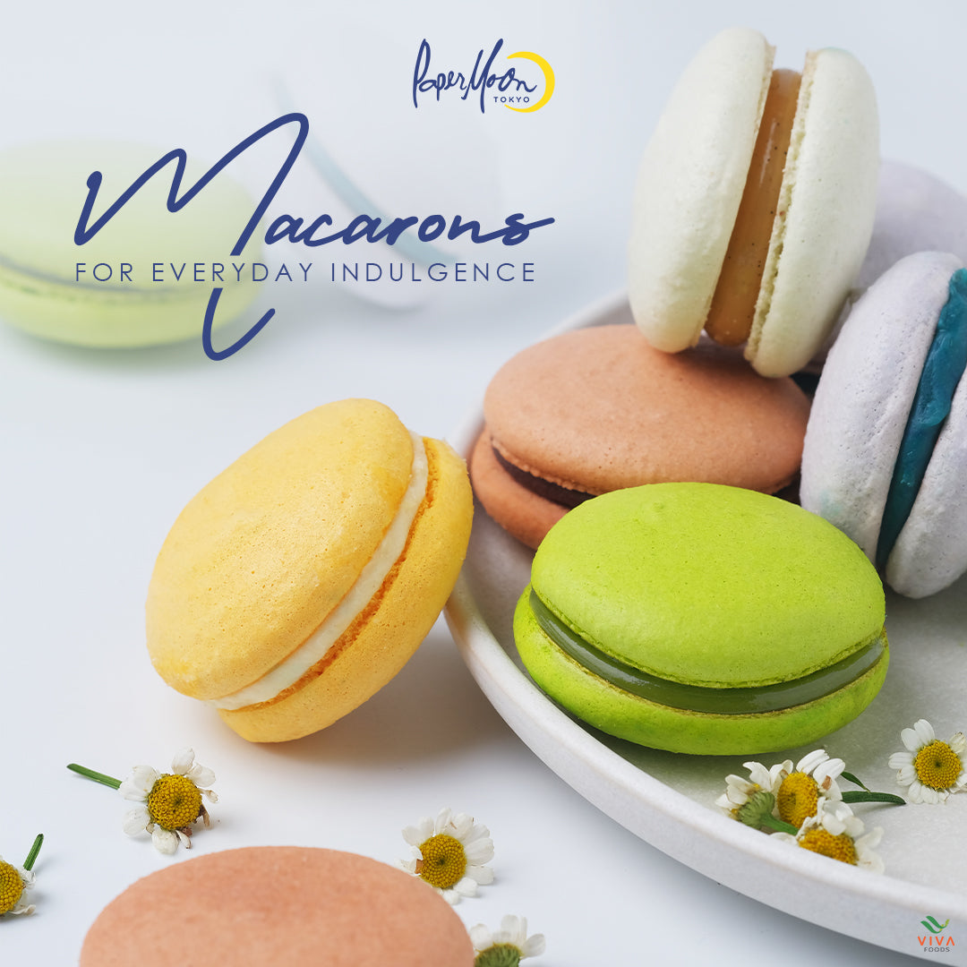 Assorted box of 6 Macarons – Paper Moon Cafe